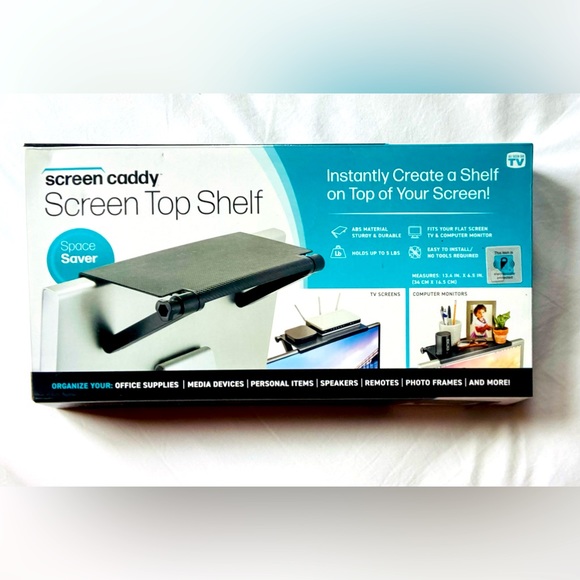 Other | Screen Caddy Laptop Or Computer Screen Adjustable Top Shelf ...